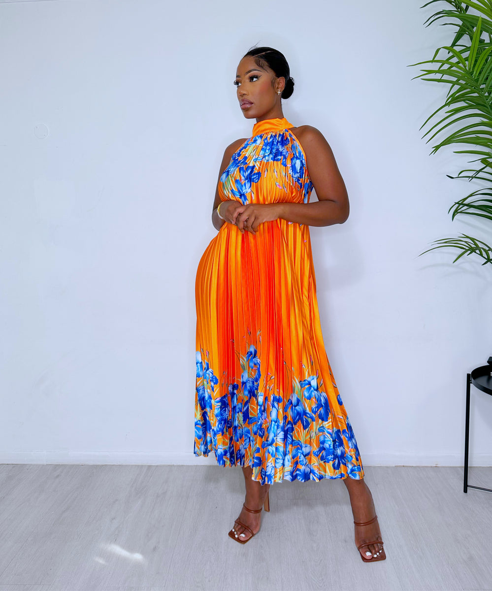 MOANA PLEATED MAXI – House of Zimma